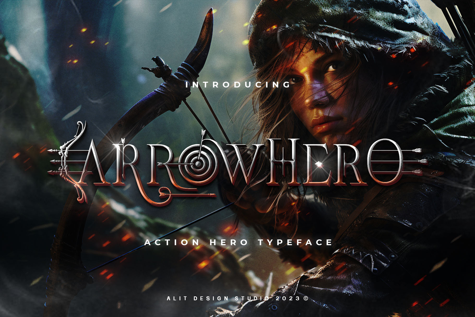 Arrow Hero Typeface