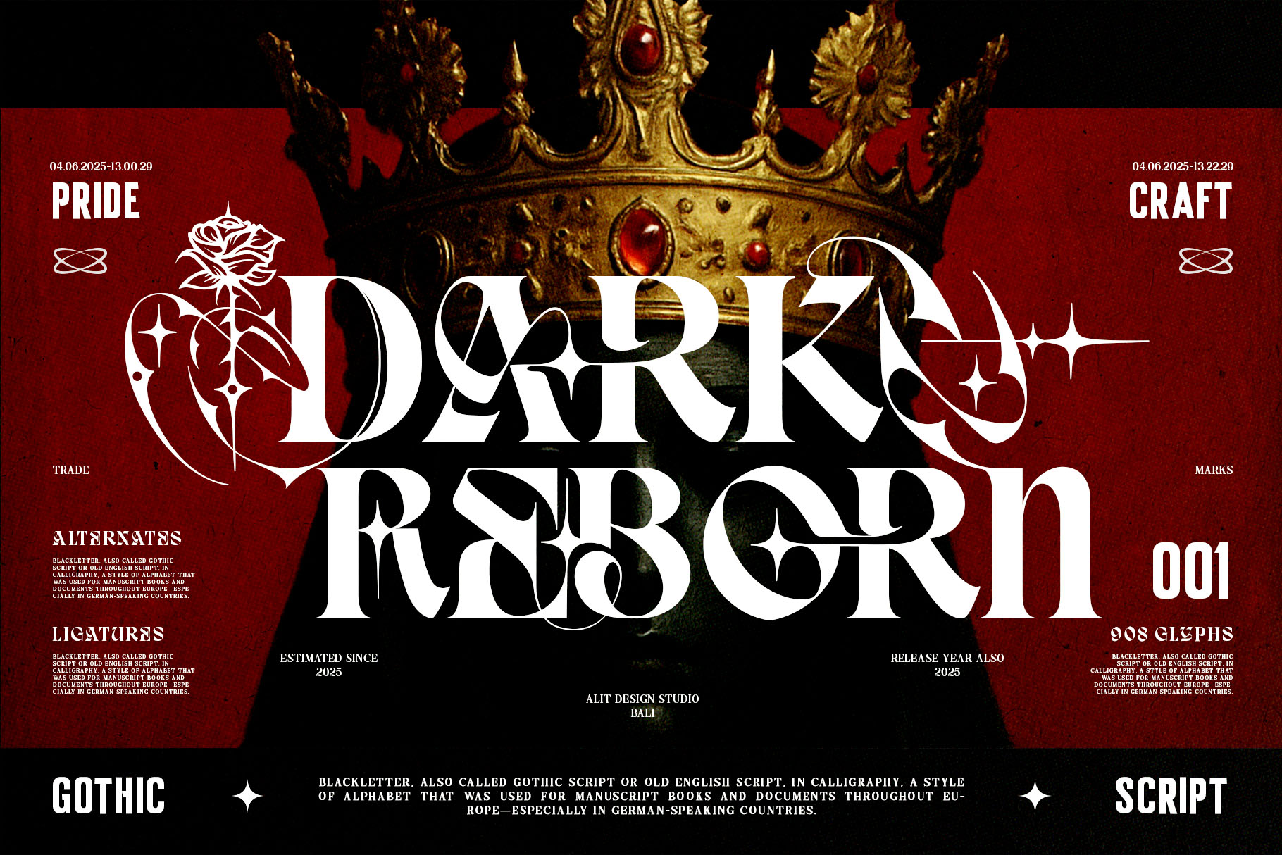 Dark Reborn Typeface