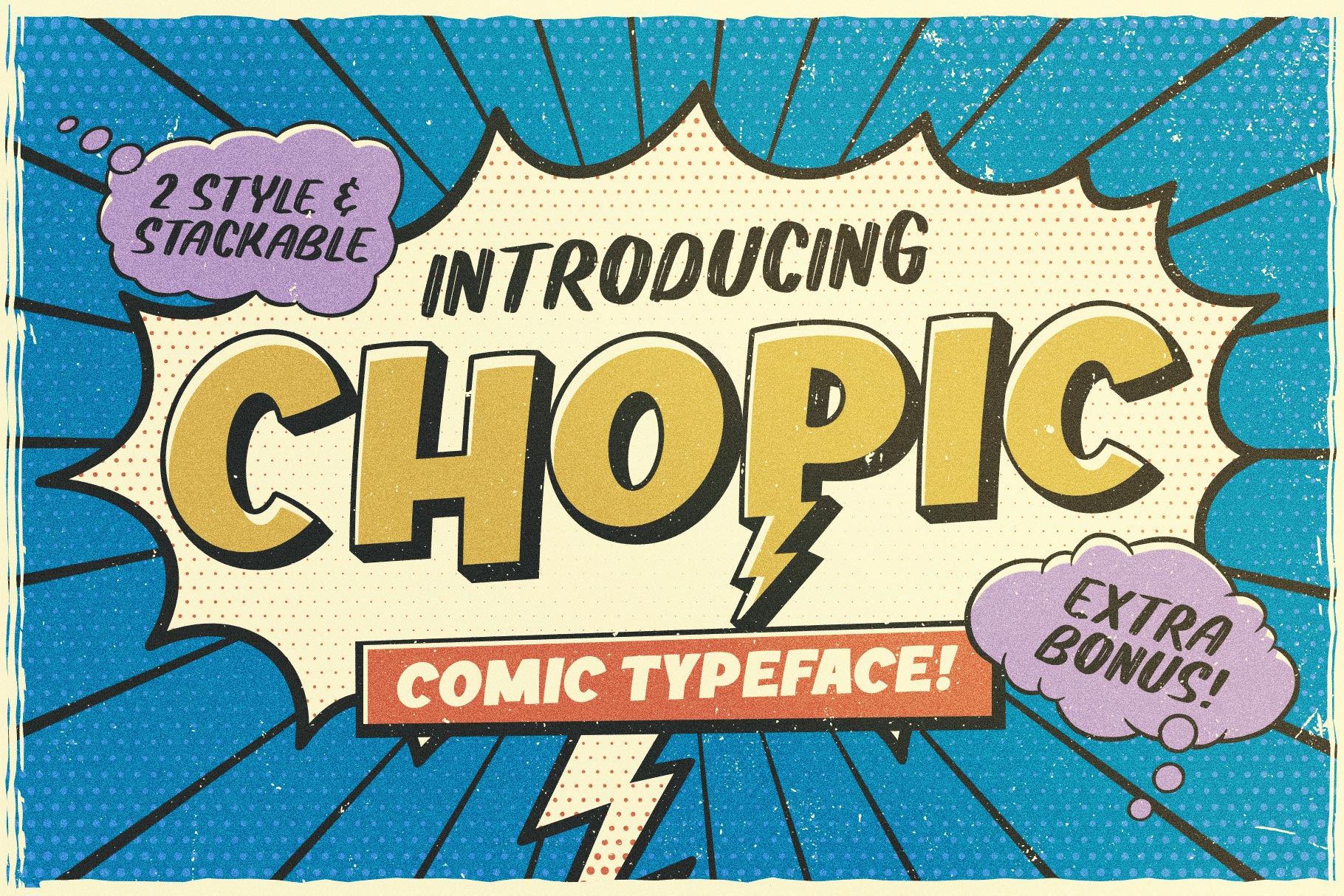 CHOPIC Comic Typeface