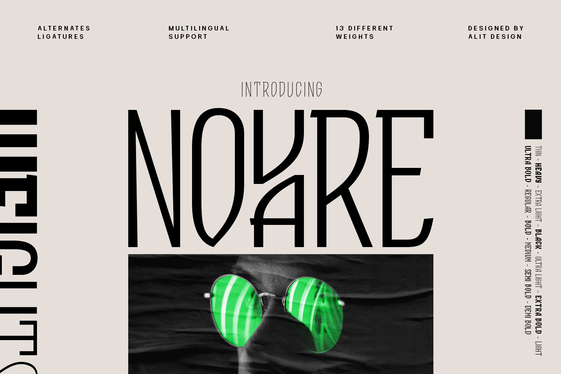 NOVARE Typeface