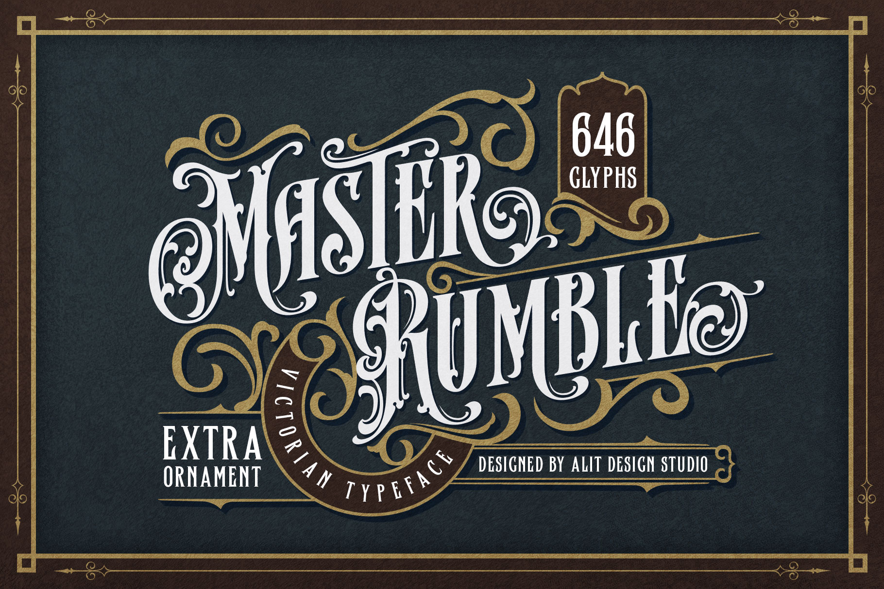 Master Rumble Victorian Typeface