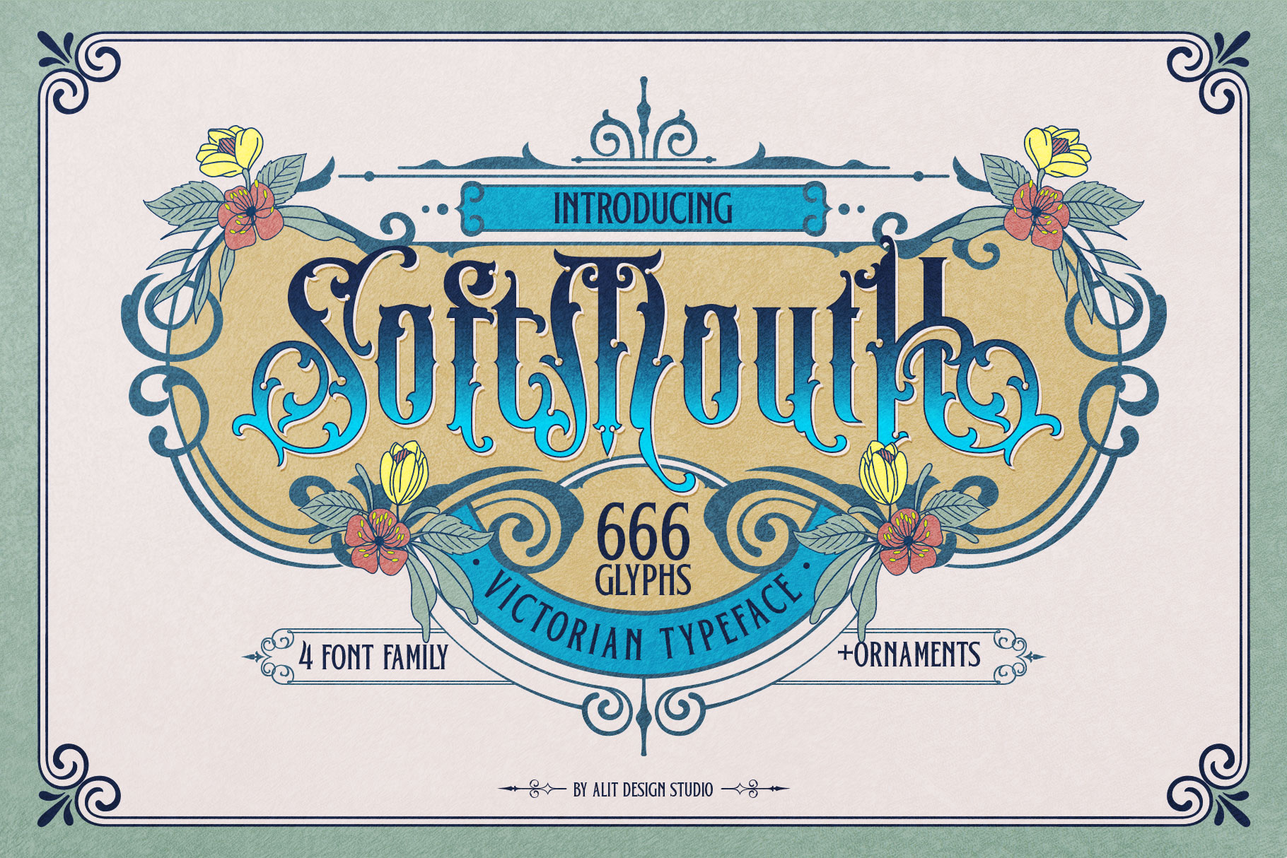 Soft Mouth Victorian Typeface