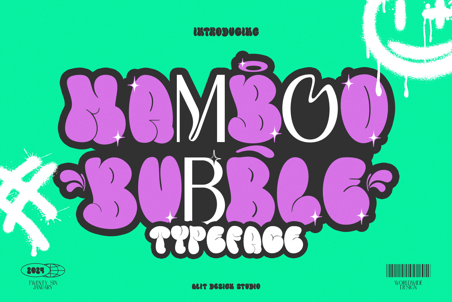 Mamboo Bubble Mix Graffiti Font