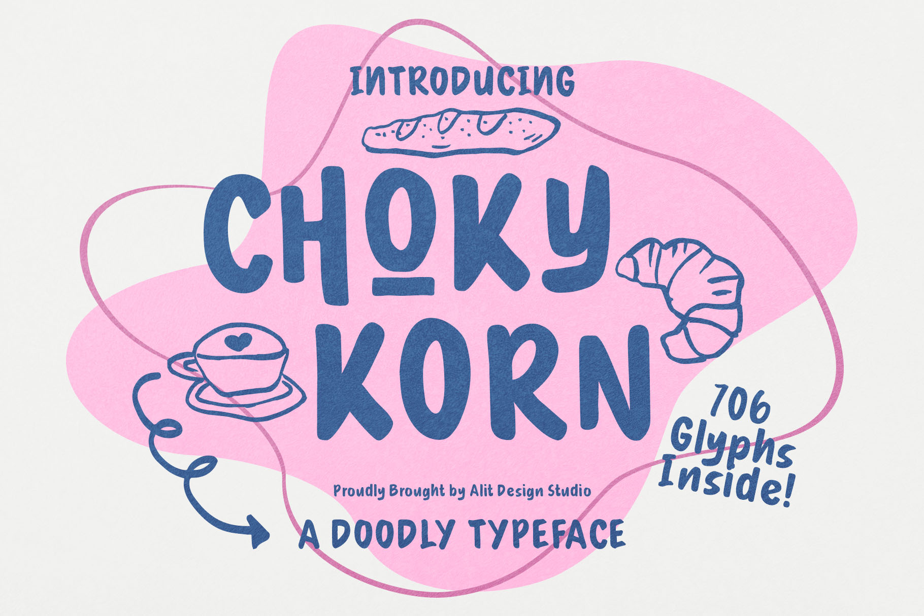 Choky Korn Typeface