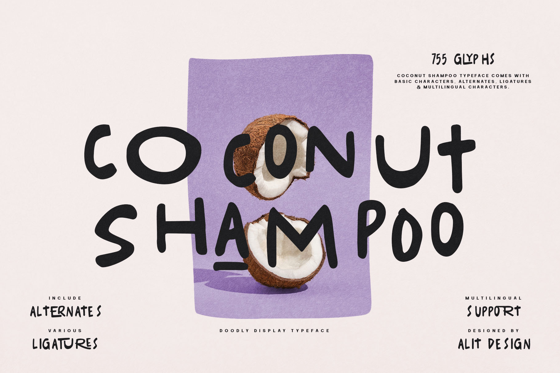 Coconut Shampoo Typeface