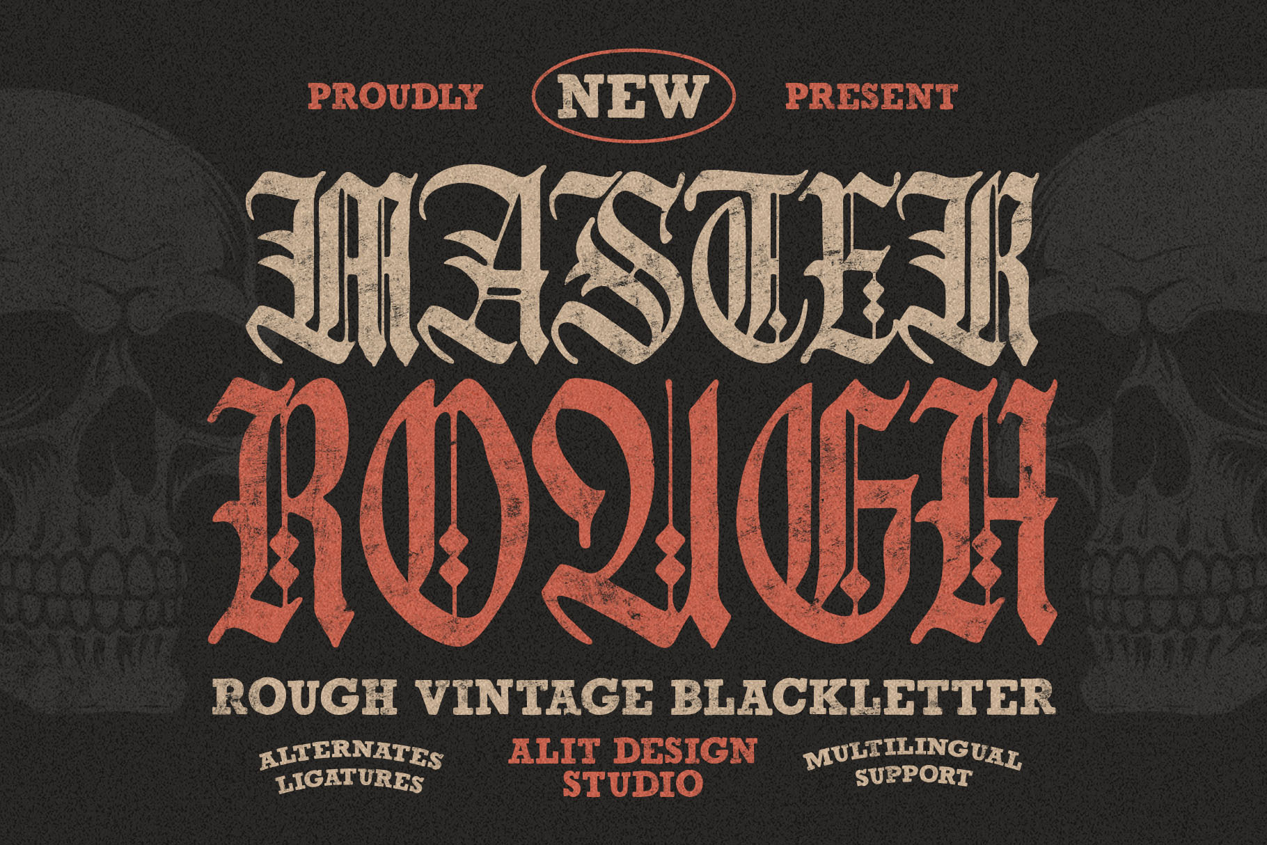 Master Rough Blackletter Typeface