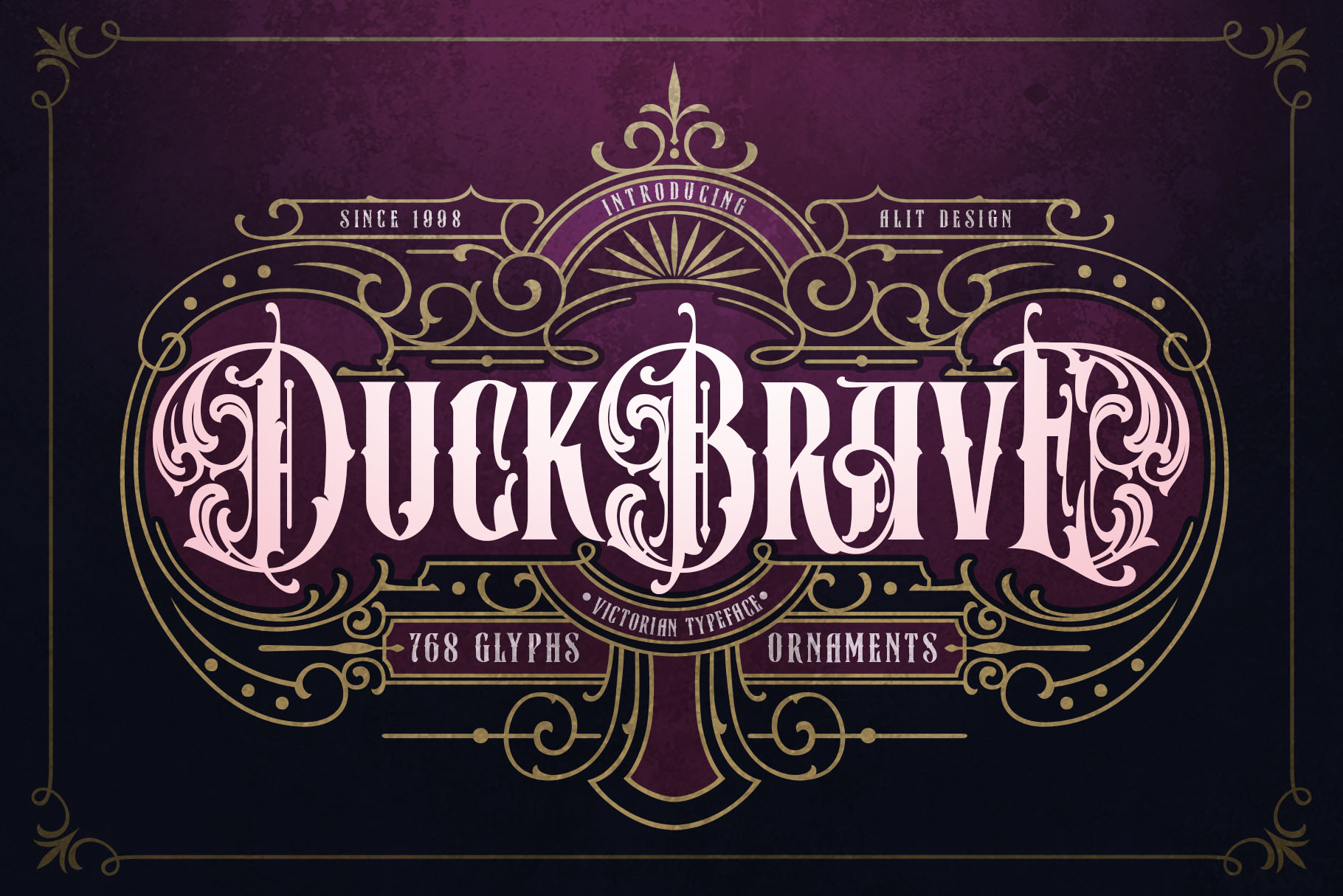 Duck Brave Victorian Typeface