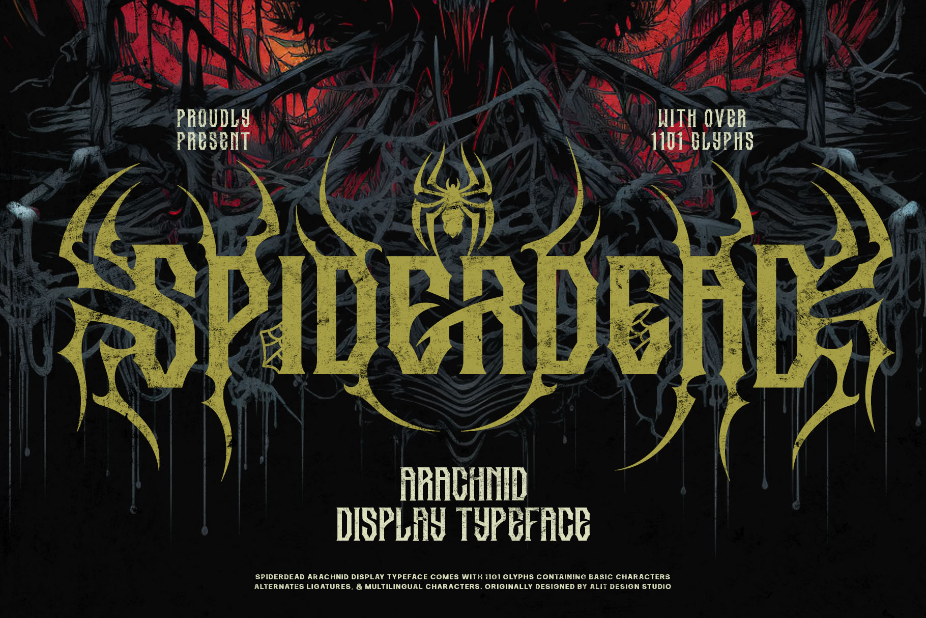 Spider Dead Typeface