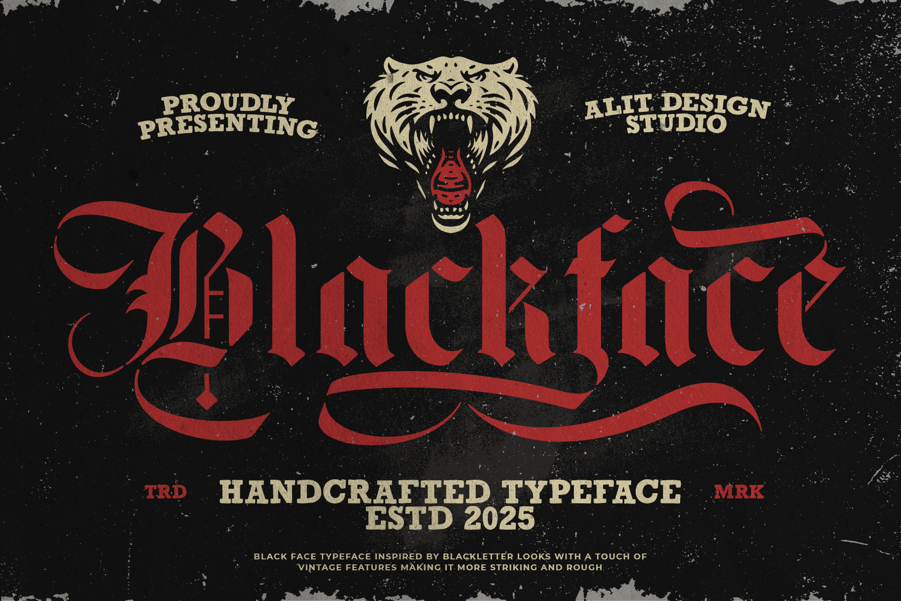 Black Face Typeface