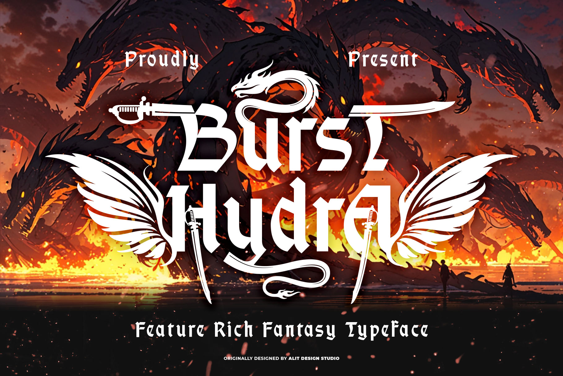Burst Hydra Font