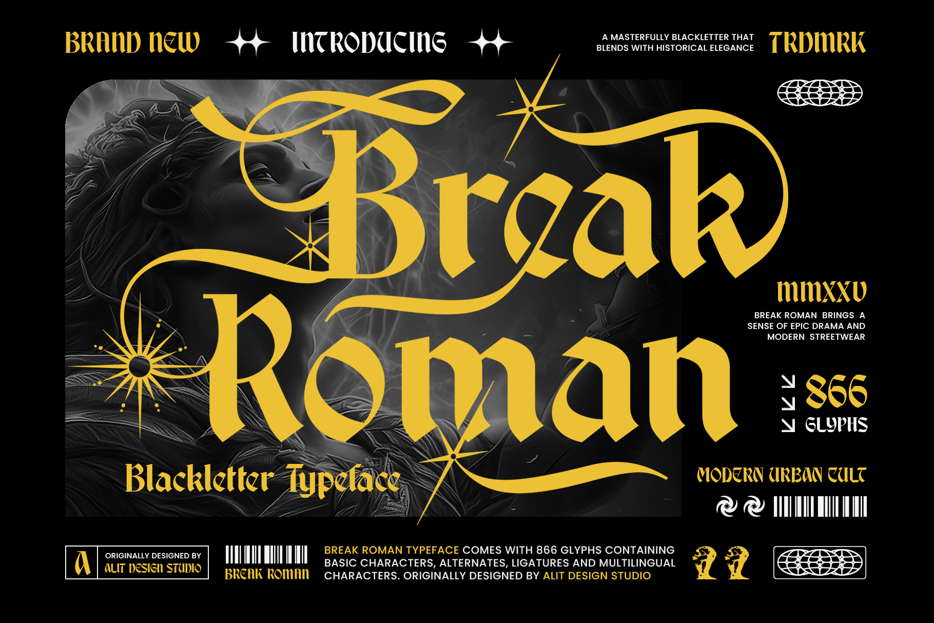 Break Roman Typeface