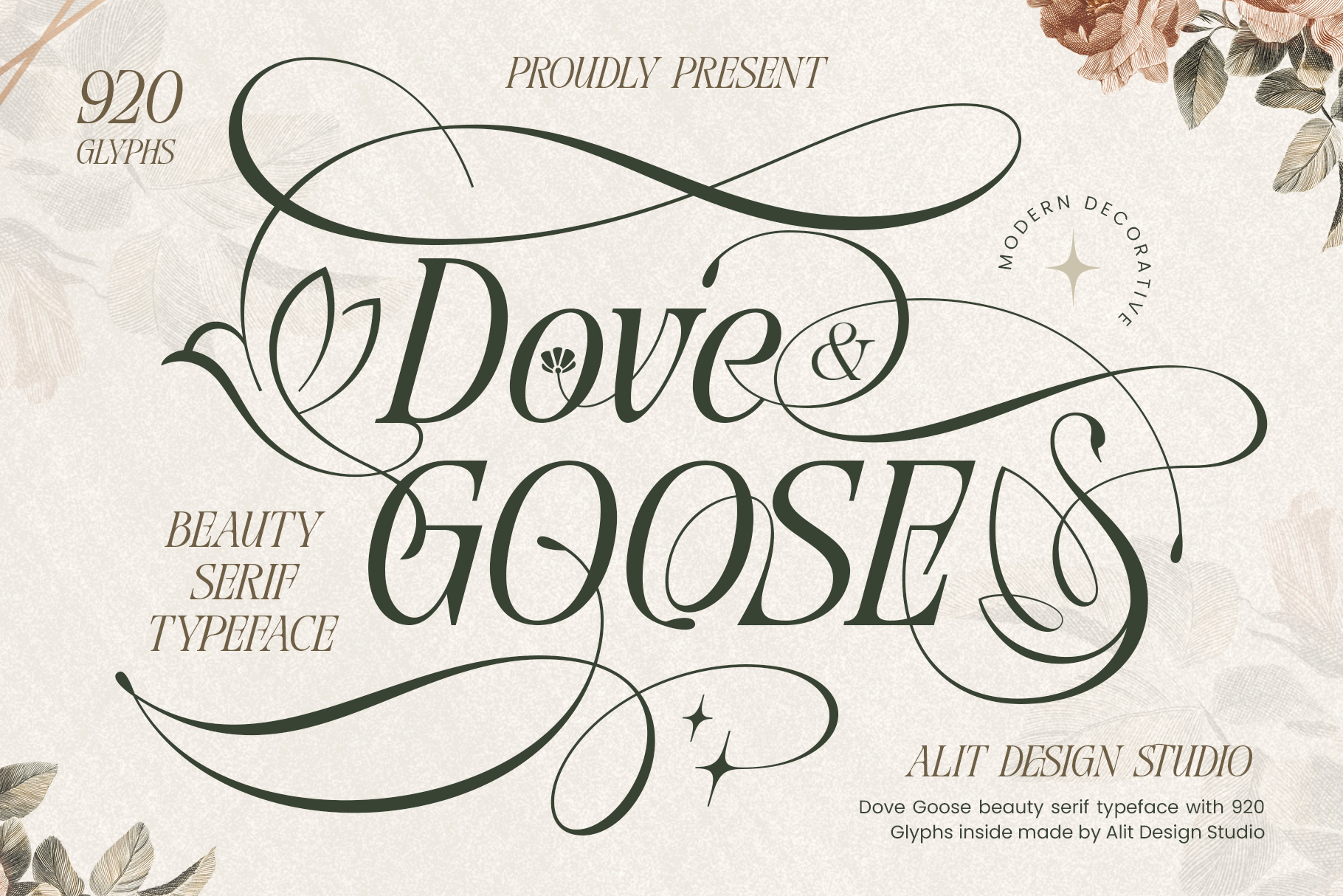 Dove and Goose Typeface