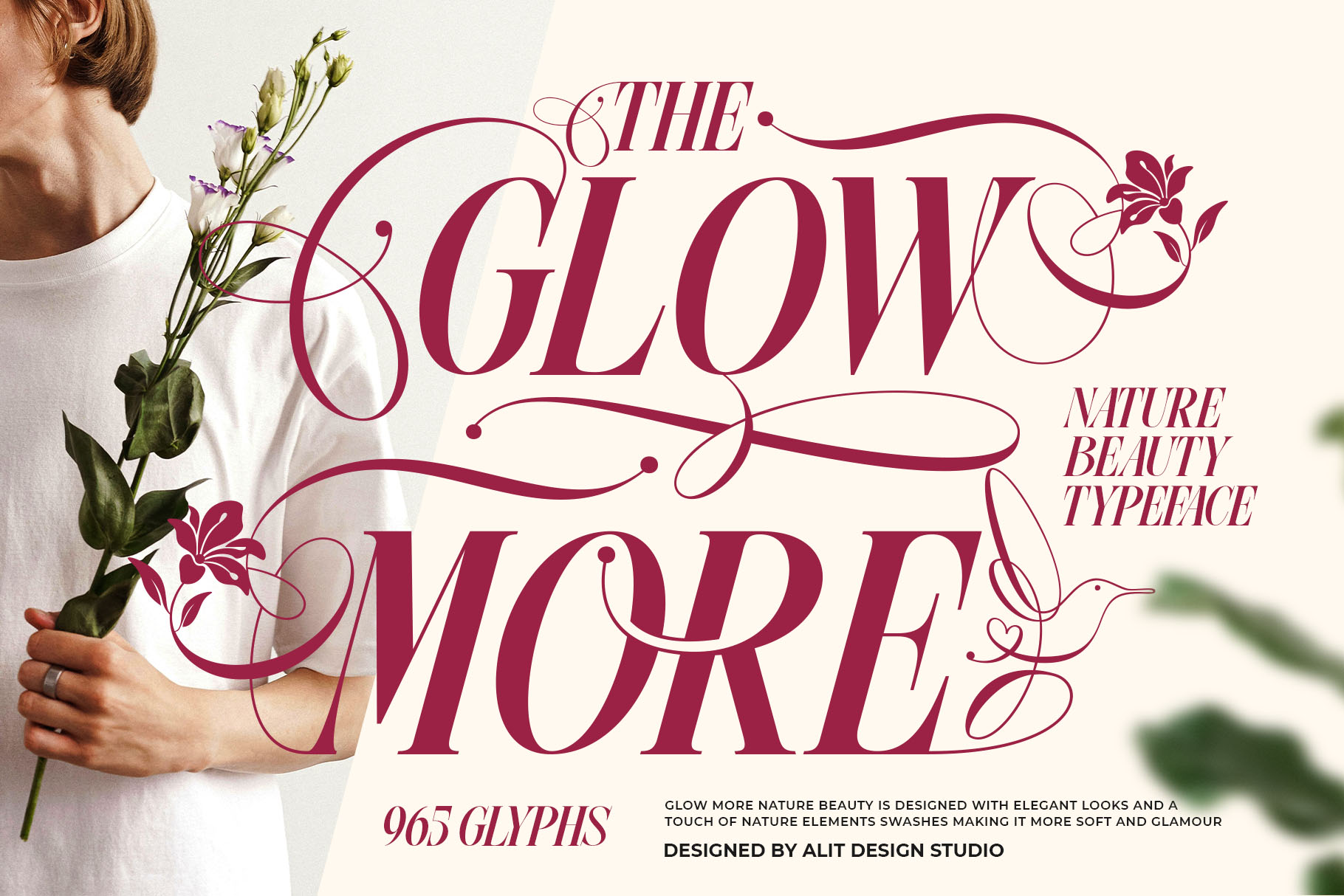 Glow More Typeface