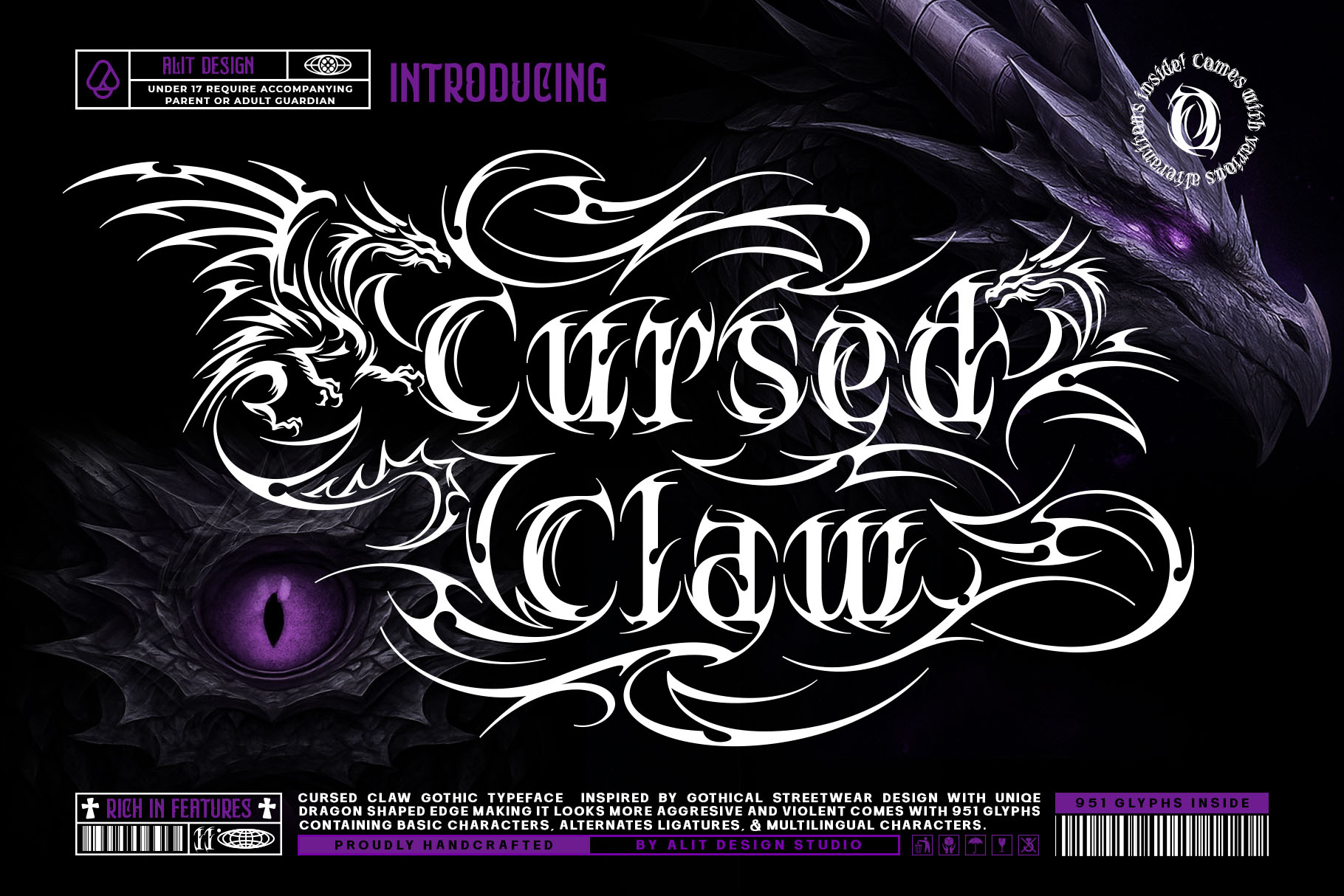 Cursed Claw Typeface