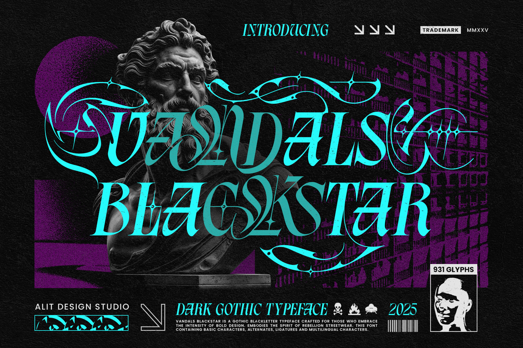 Vandals Blackstar Typeface