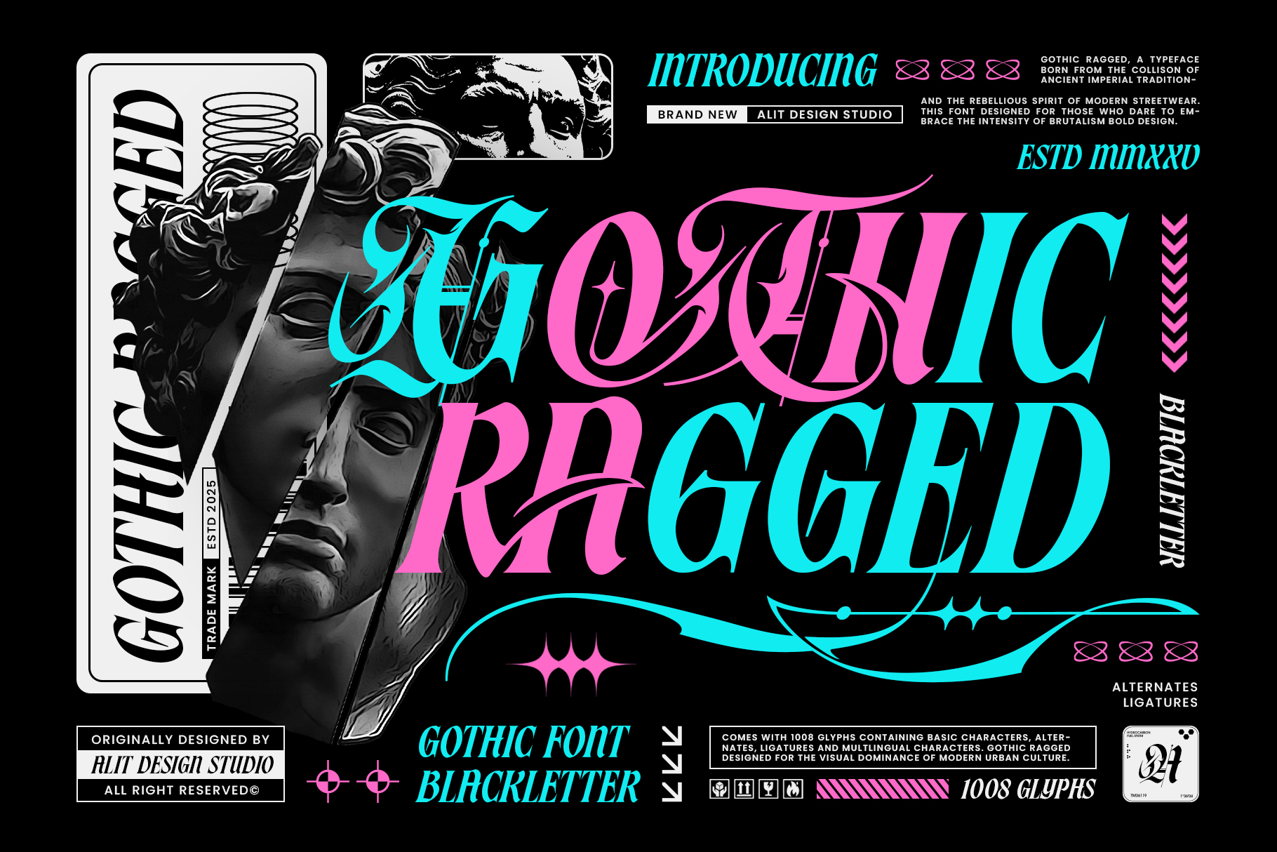 Gothic Ragged Typeface