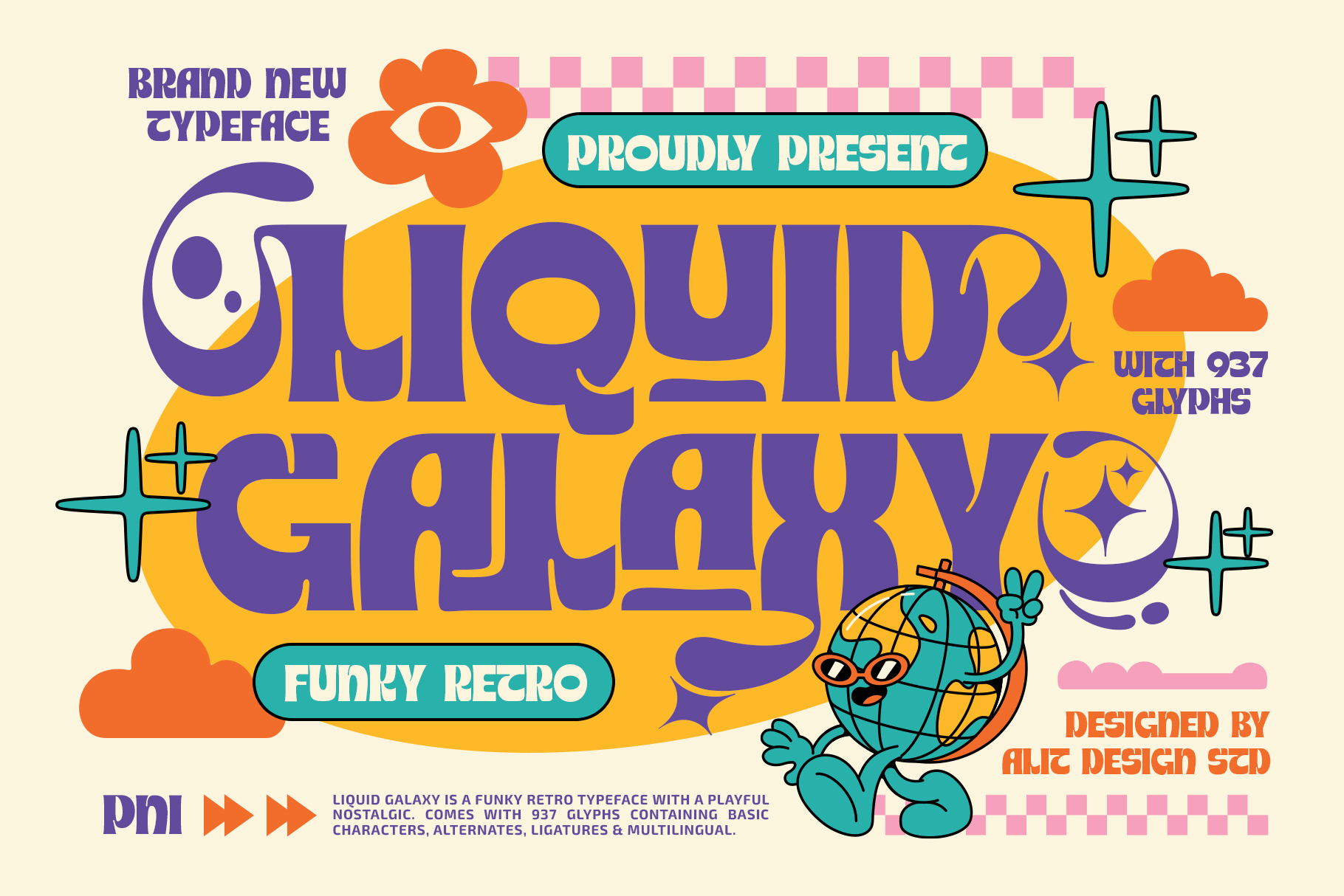 Liquid galaxy Typeface